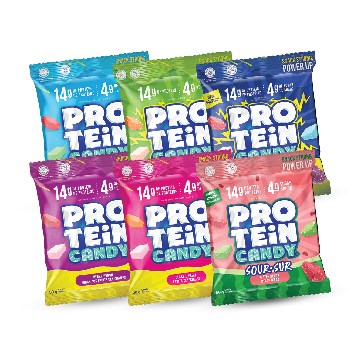 Low Sugar, High Protein Gummies – Protein Candy Canada